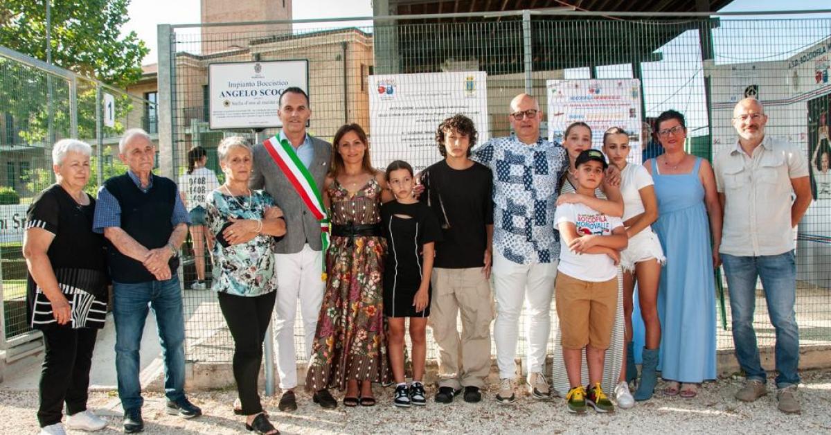 Morrovalle, l'impianto da bocce outdoor del Parco Pegaso intitolato ad ...